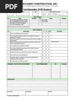 IP - Evacuation & Fire Drill Attendance Sheet | PDF