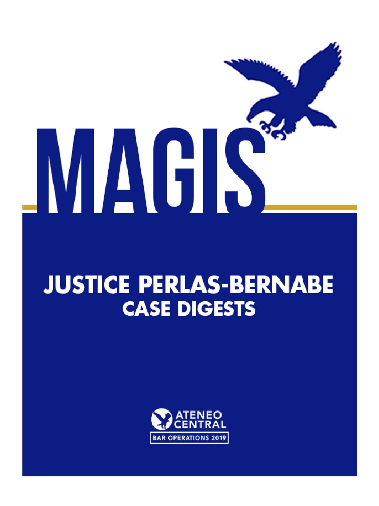Justice Bernabe Case Digests, Ateneo | PDF | Presumption Of Innocence ...