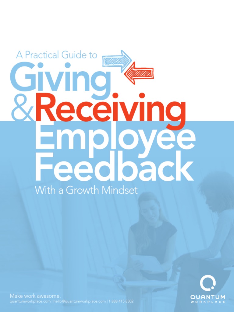 A Practical Guide To Giving and Receiving Employee Feedback | PDF ...