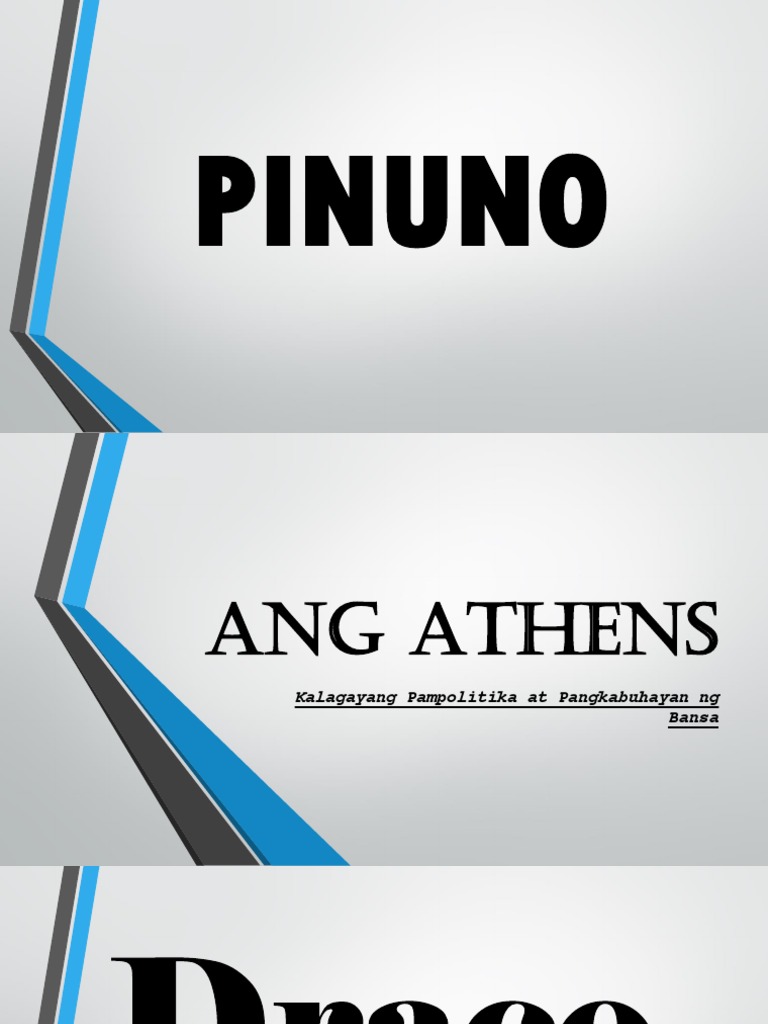 Ang Athens | PDF