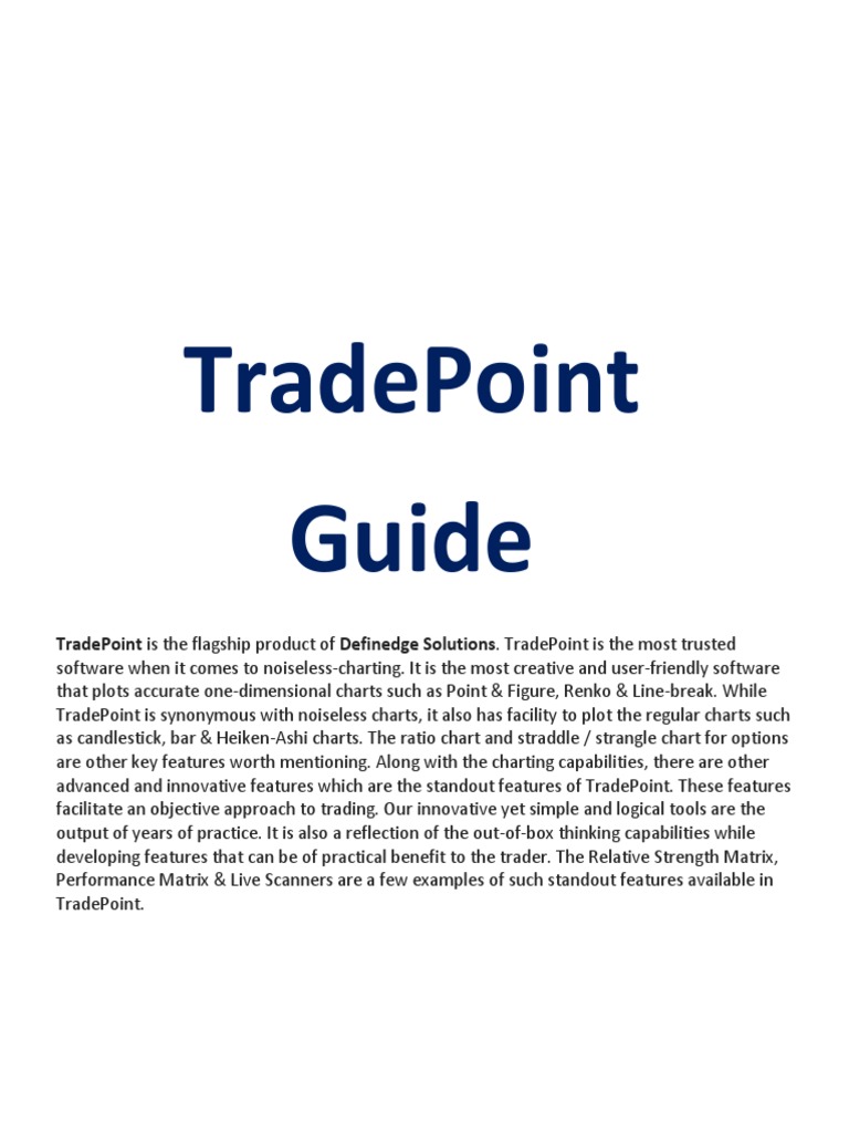 Trade Point Guide | PDF | Image Scanner | Windows 8