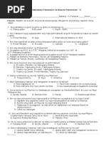 AP 6 Quarter 1 Summative Test 1 | PDF