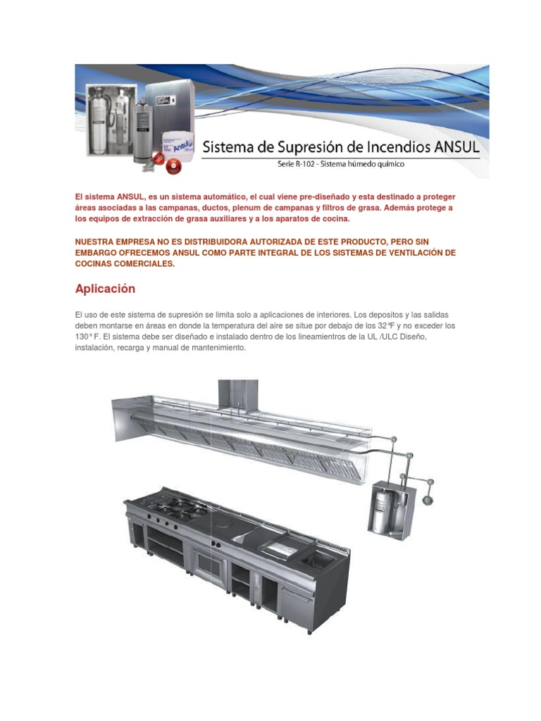 Que Es El Sistema Ansul | PDF