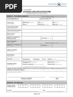 Application Form For Psa Temporary Pass: Instructions To The Applicant ...