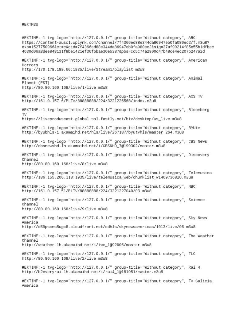 List As | PDF | Media Formats | Media Companies Of North America