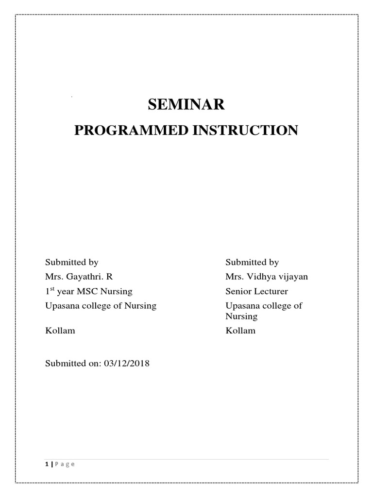 Programed Instruction | Download Free PDF | Learning | Reinforcement