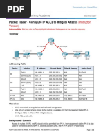 5.4.12 Packet Tracer - Configure Extended IPv4 ACLs - Scenario 1 | PDF | Port (Computer ...