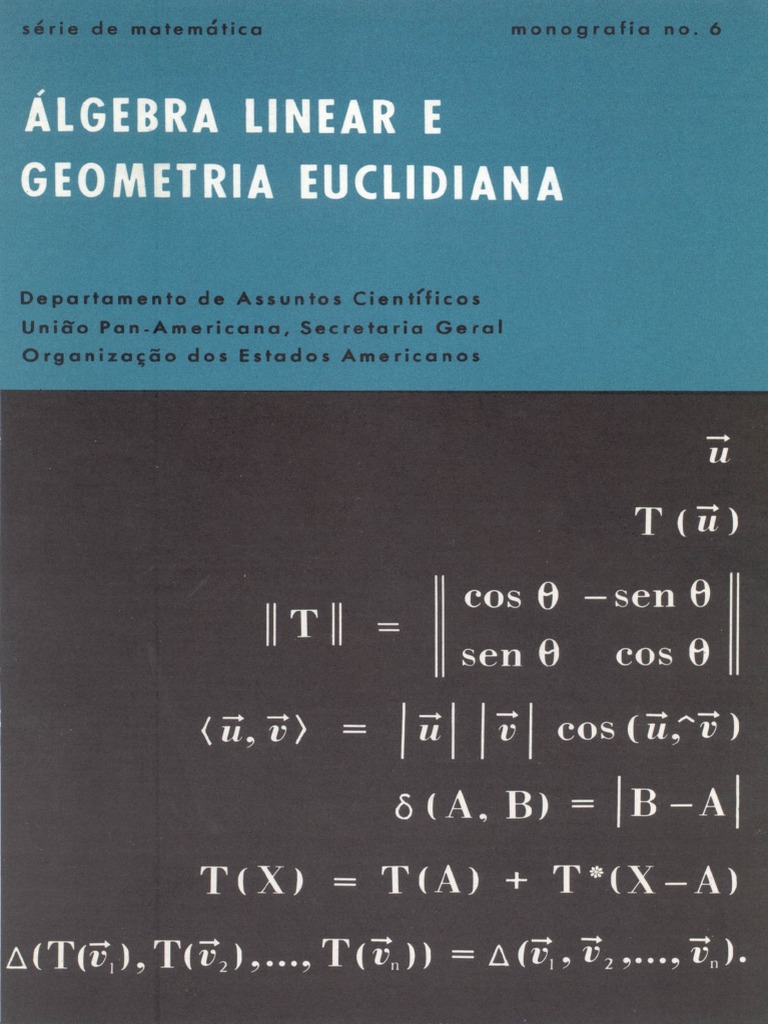 Álgebra Lineal e Geometría Euclidiana - Alexandre A. Martins Rodrigues ...
