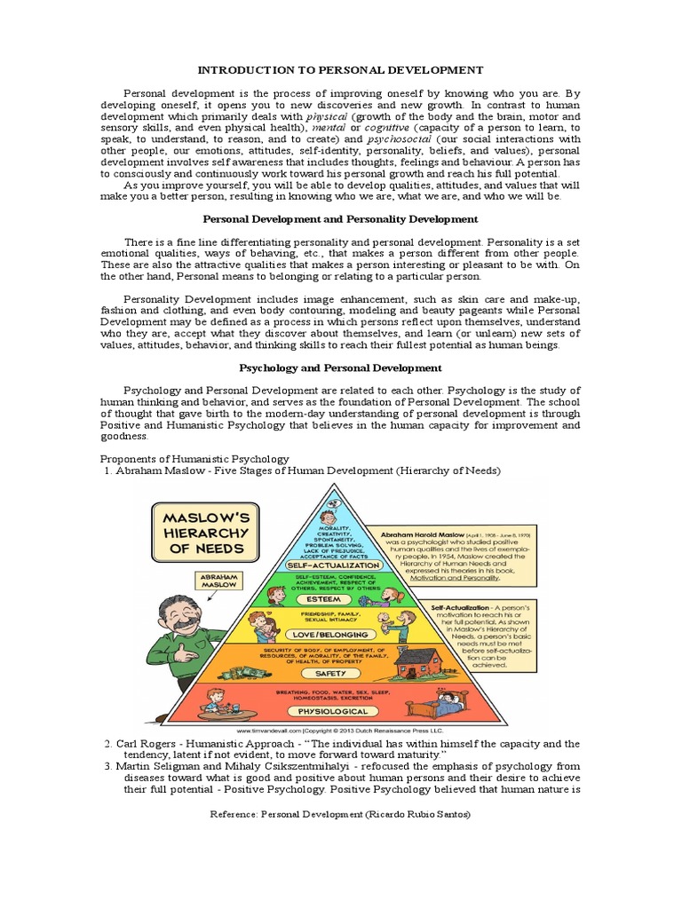 Introduction To Personal Development | PDF | Extraversion And ...