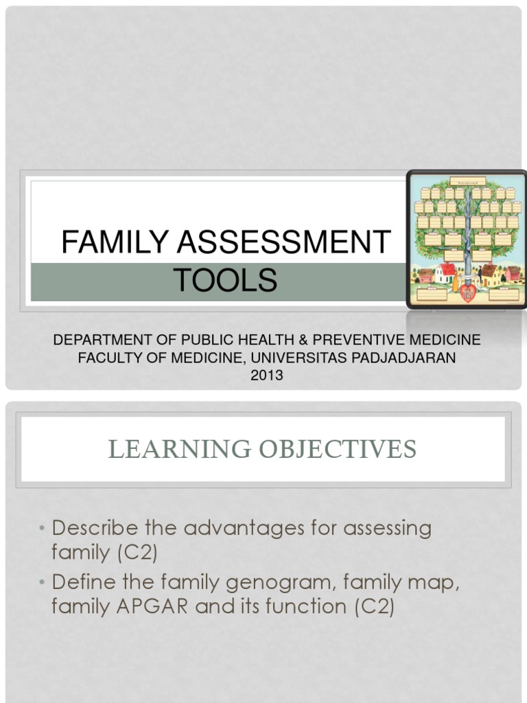 Family Assessment Tools Overview | PDF | Family | Medical Diagnosis