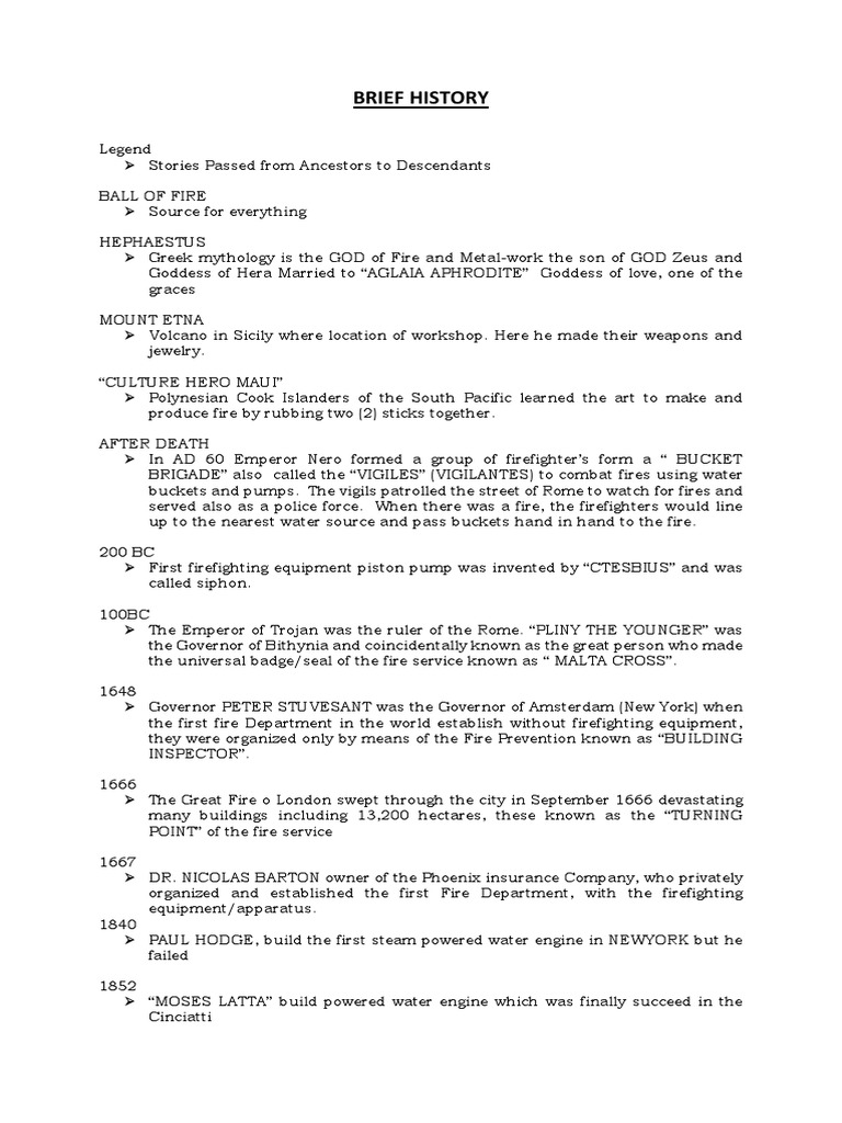 Summary Notes On Fire Technology and Investigation | PDF | Combustion ...