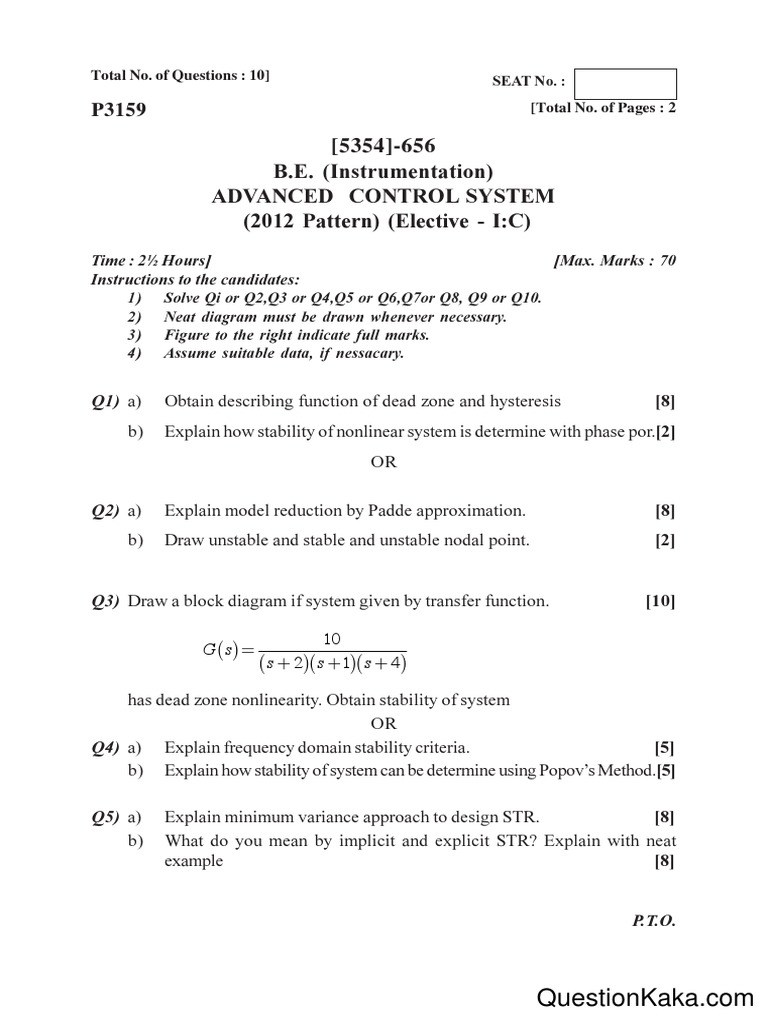 ADVANCED CONTROL SYSTEM April 2018 PDF | PDF | Systems Science ...