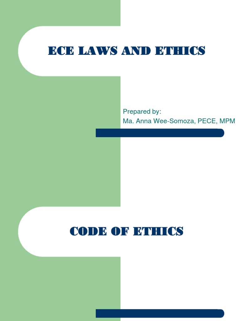 ECE LAWS AND ETHICS CODE | PDF | Damages | Telecommunication