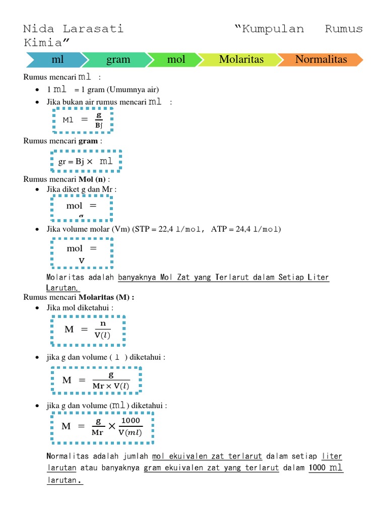 Rumus Resume | PDF