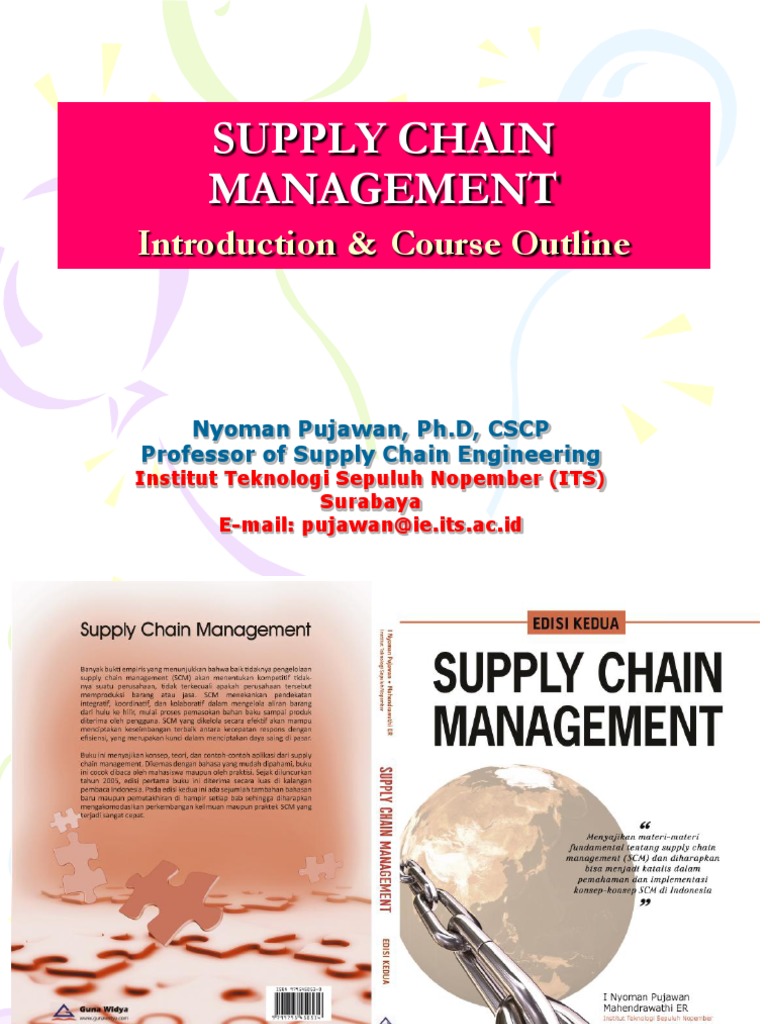 Supply Chain Management: Introduction & Course Outline | Download Free ...