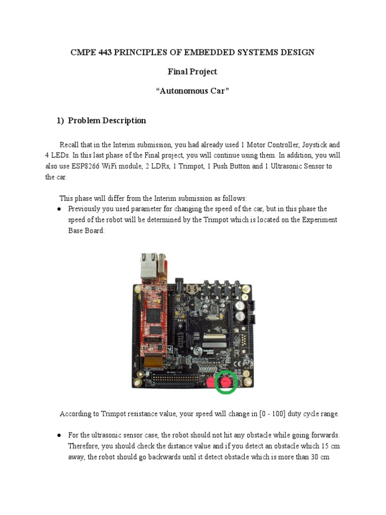 Term Project Report Final | Download Free PDF | Robot | Robotics