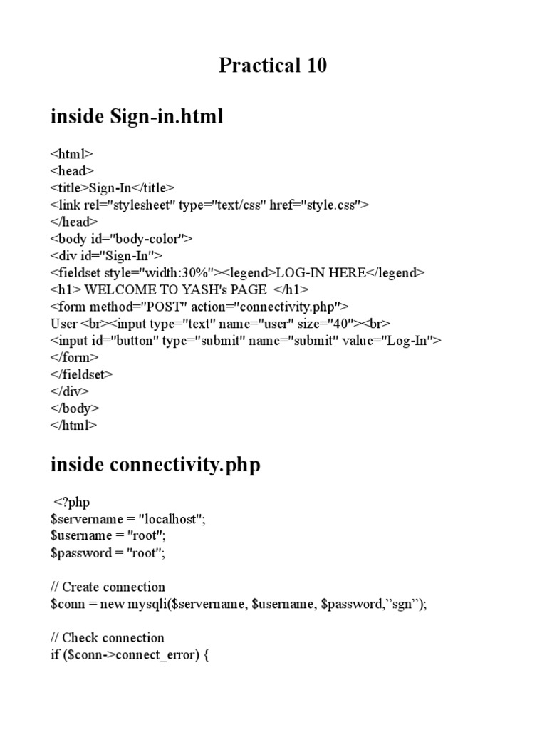 Practical - 10 PDF | PDF