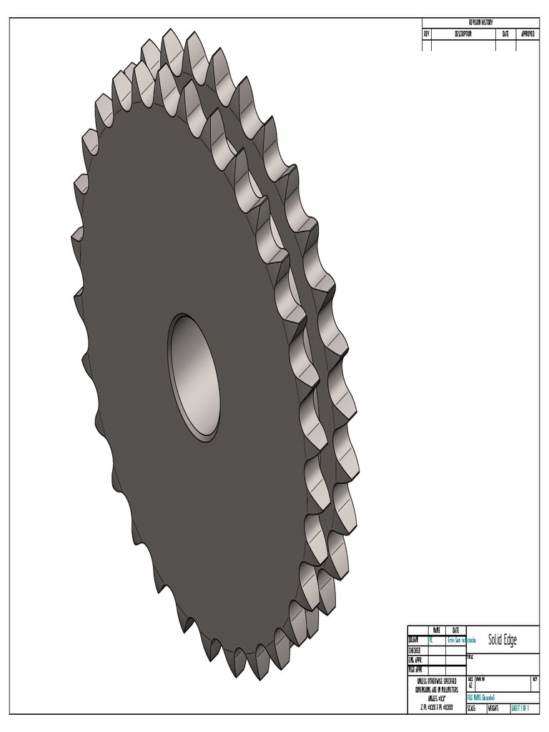 Solid Edge: Revision History REV Description Date Approved | PDF