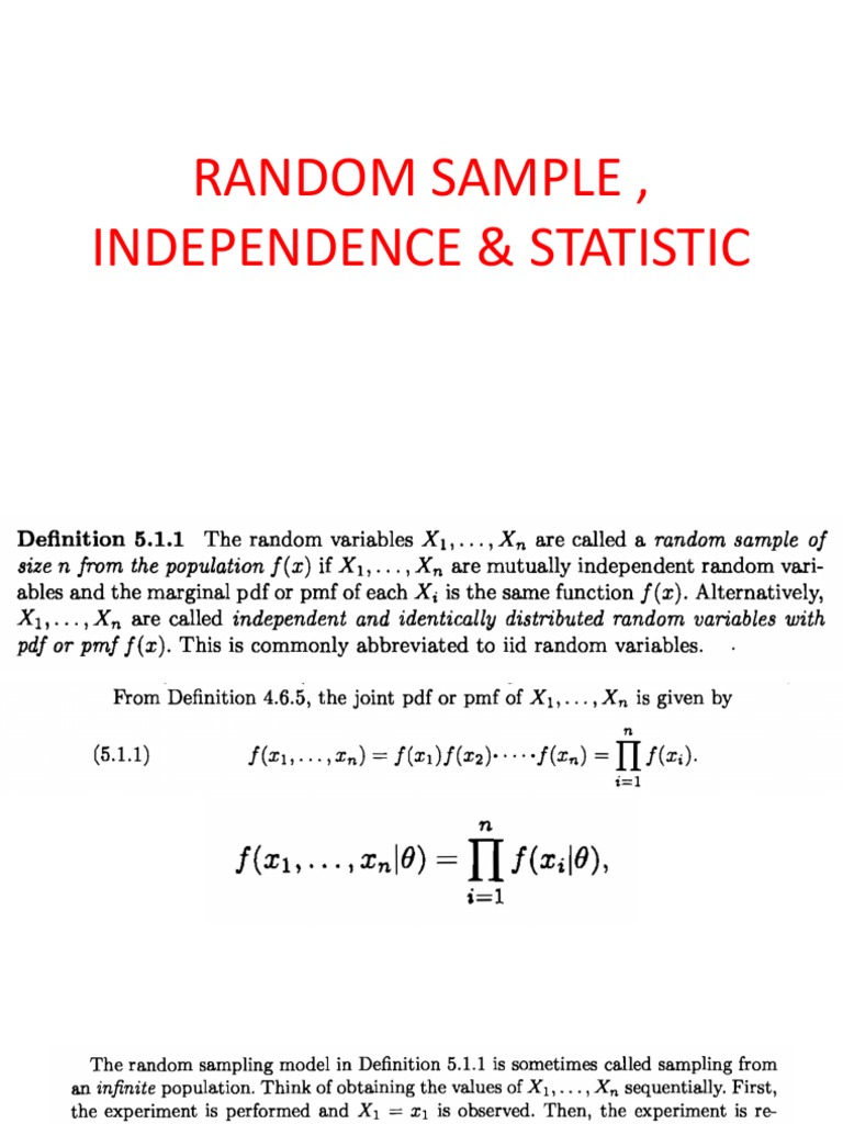 Casella Berger Chapter 5 Notes | PDF