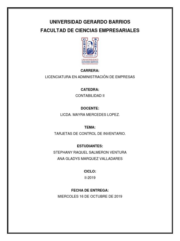 Caratula de Conta | PDF