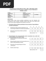 Format APKG 1 Dan 2 PKP Universitas Terbuka (UT) Terbaru | PDF