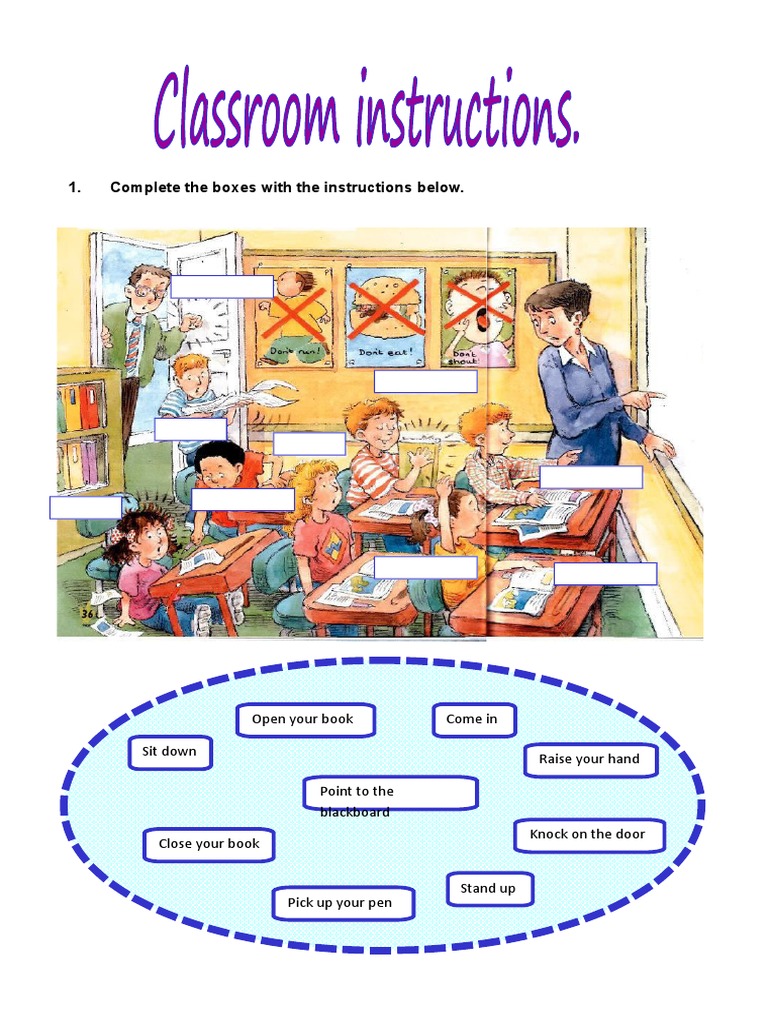 Complete The Boxes With The Instructions Below | PDF