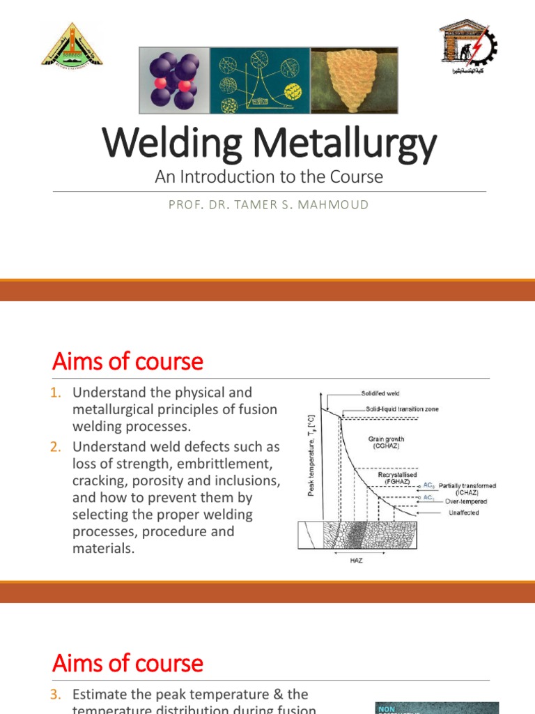 Welding Metallurgy: An Introduction To The Course | PDF | Welding ...