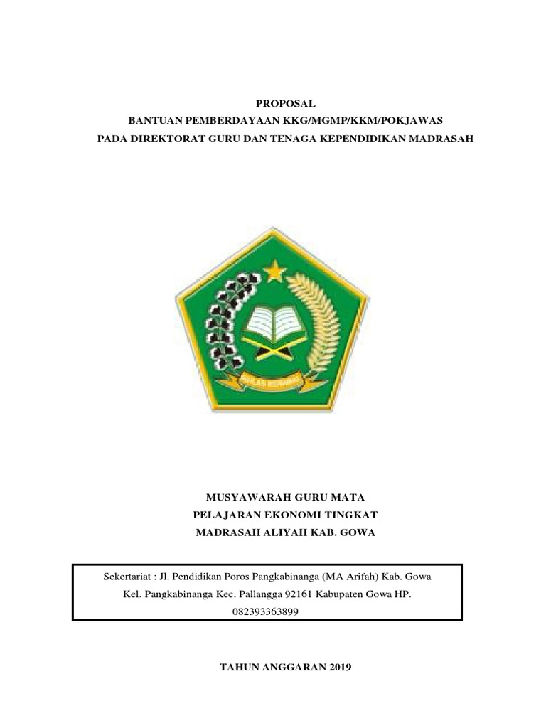Proposal MGMP Ekonomi | PDF