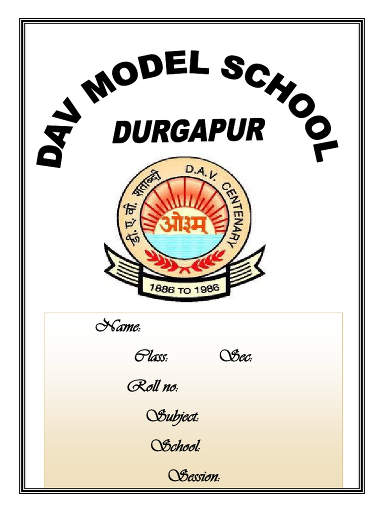Name: Class: Sec: Roll No: Subject: School: Session | PDF