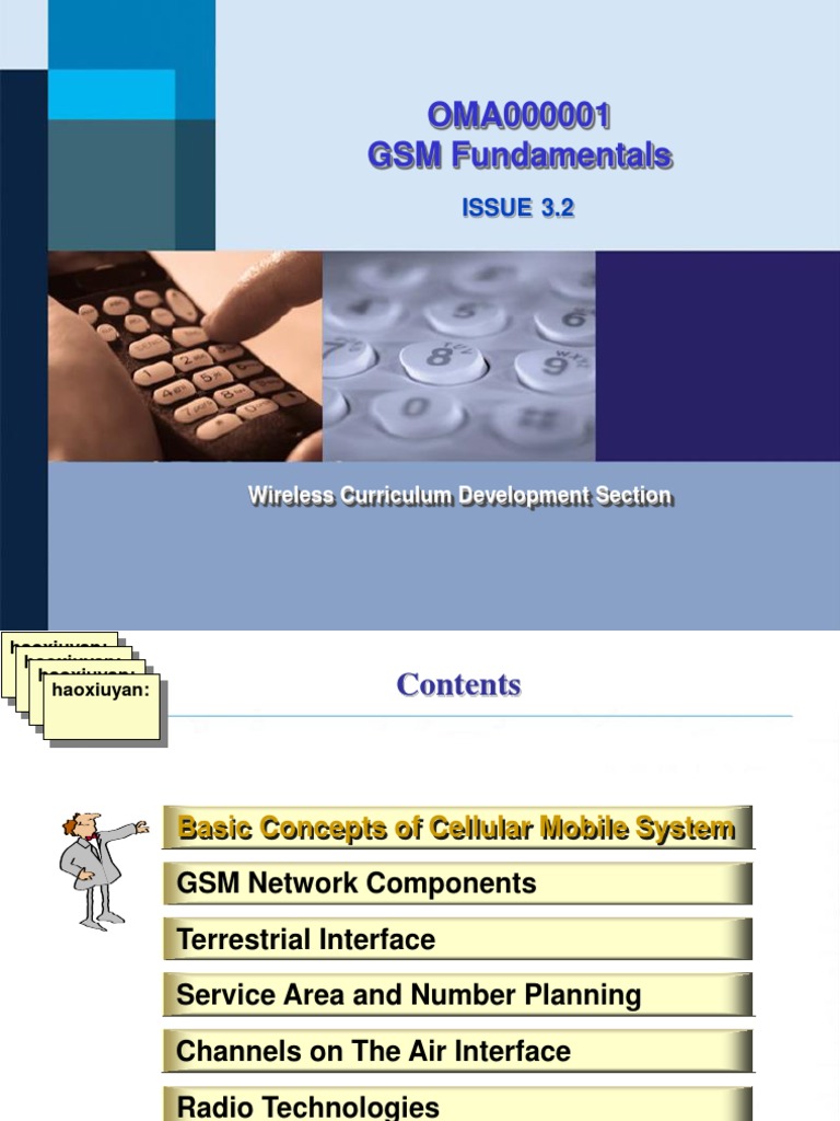 Gsm Fundamentals And Network Components Pdf Wireless Radio