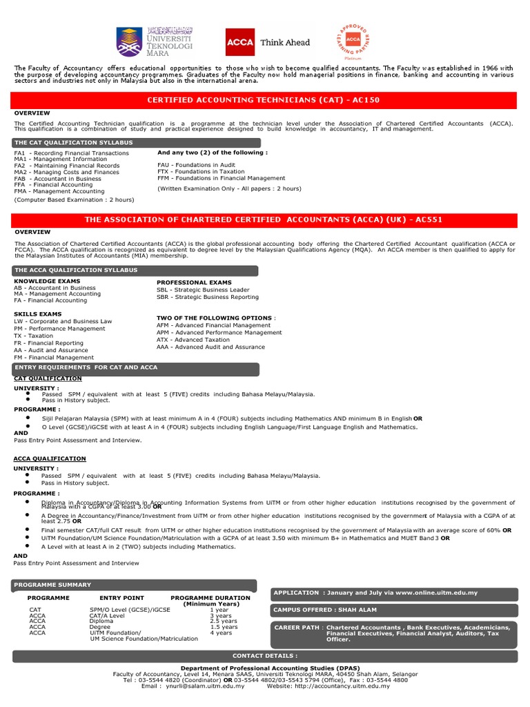 Brosur Cat Acca-Feb2018 | PDF | Educational Assessment And Evaluation ...