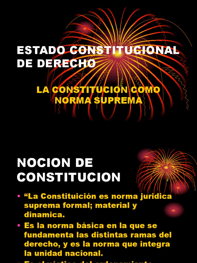 Estado Constitucional de Derecho | PDF | Constitución | Estado (política)