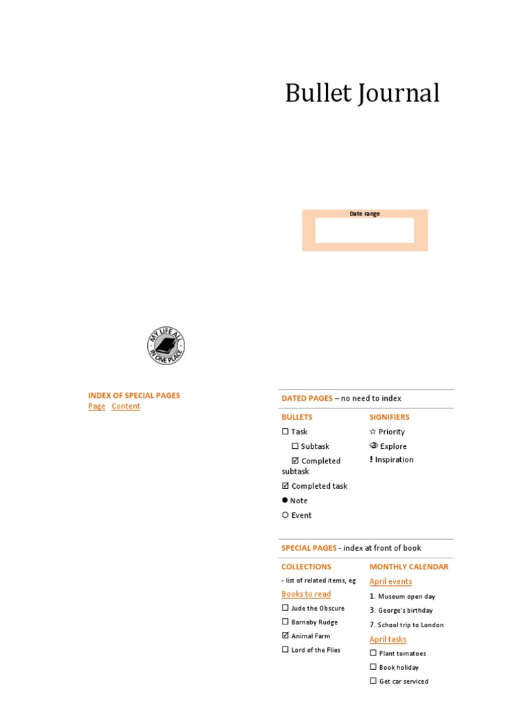 Bullet Journal | PDF
