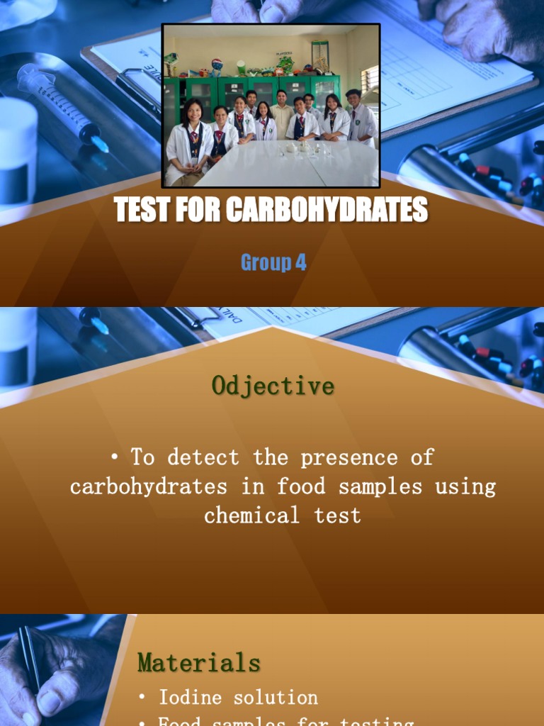 Test For Carbohydrates | PDF