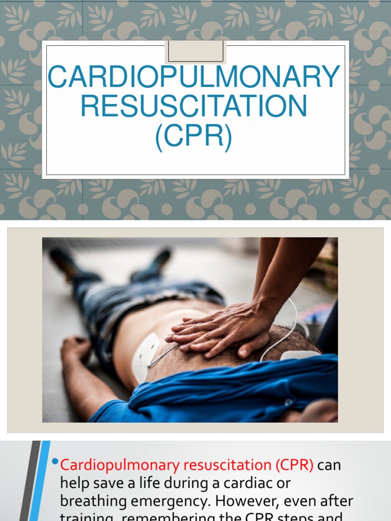 Cardiopulmonary Resuscitation | PDF | Cardiopulmonary Resuscitation ...