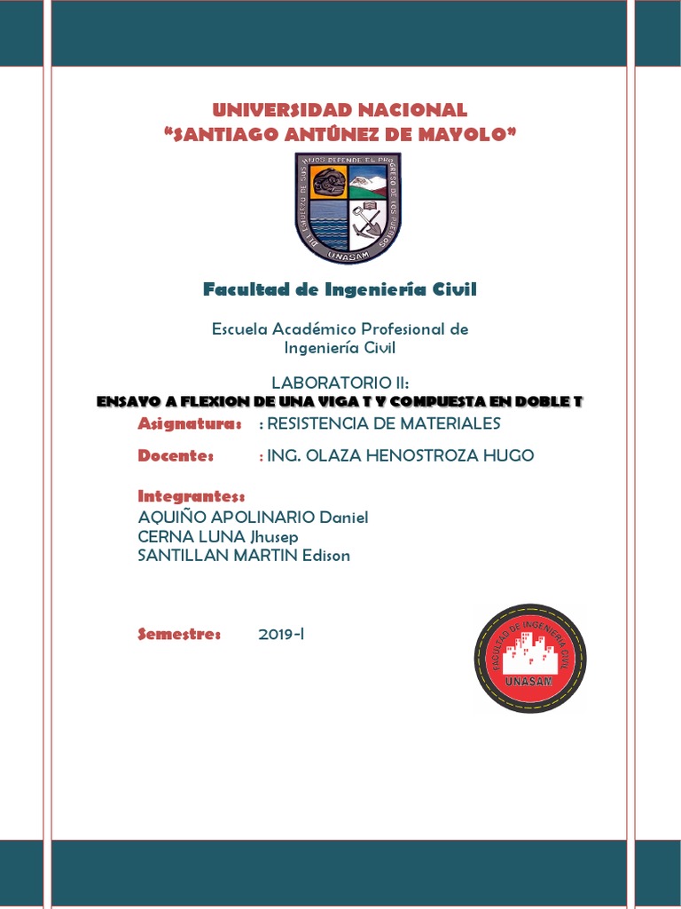 Labo 2 Resis | PDF | Resistencia de materiales | Doblar