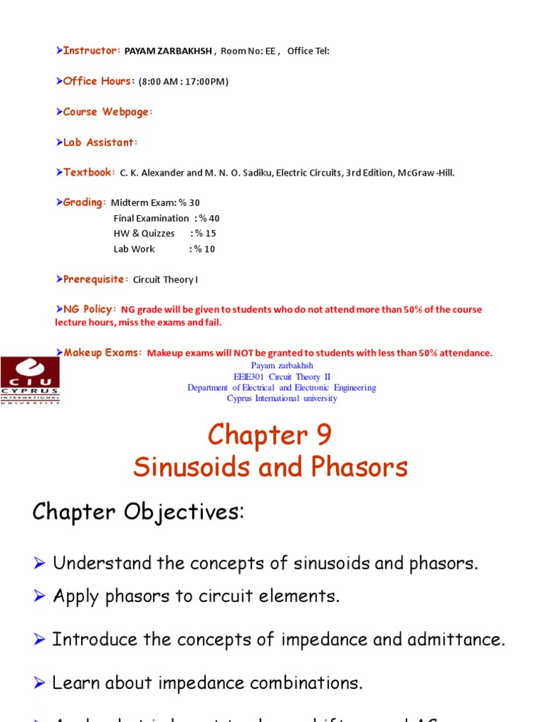Circuit Theory | PDF | Trigonometric Functions | Mains Electricity