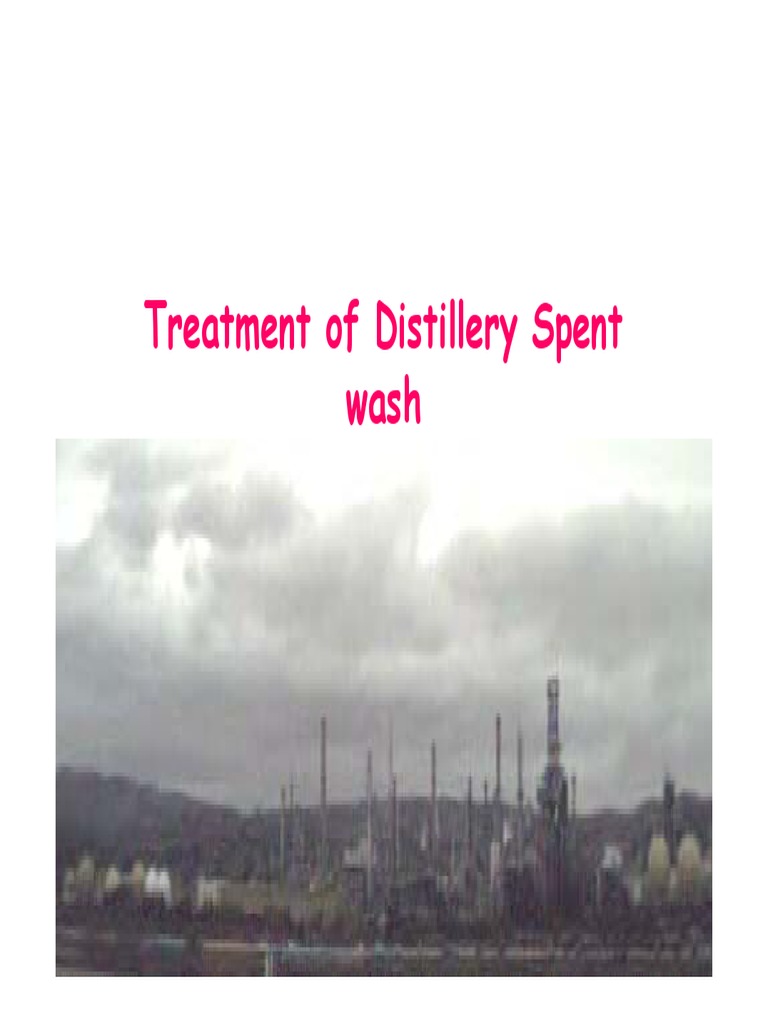 Spent Wash Treatment Methods in Distilleries | PDF | Anaerobic ...