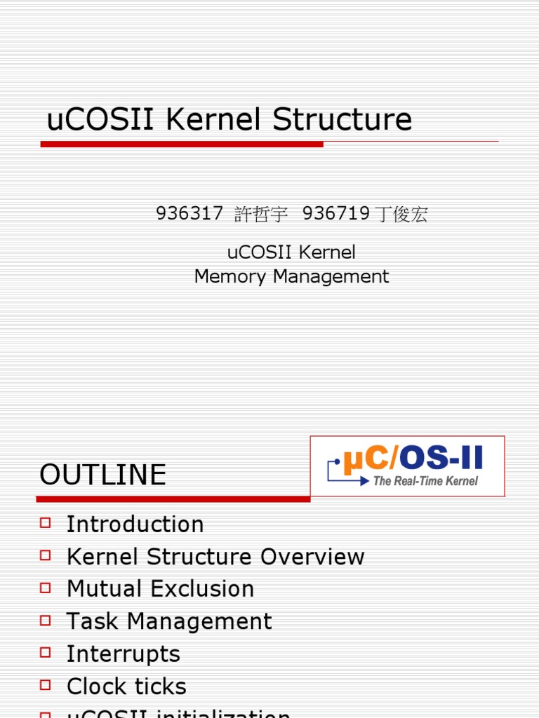 uCOS-II Kernel Structure | PDF | Office Equipment | Computing