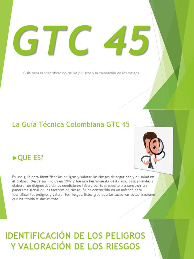 GTC 45 | PDF | Seguridad y salud ocupacional | Business