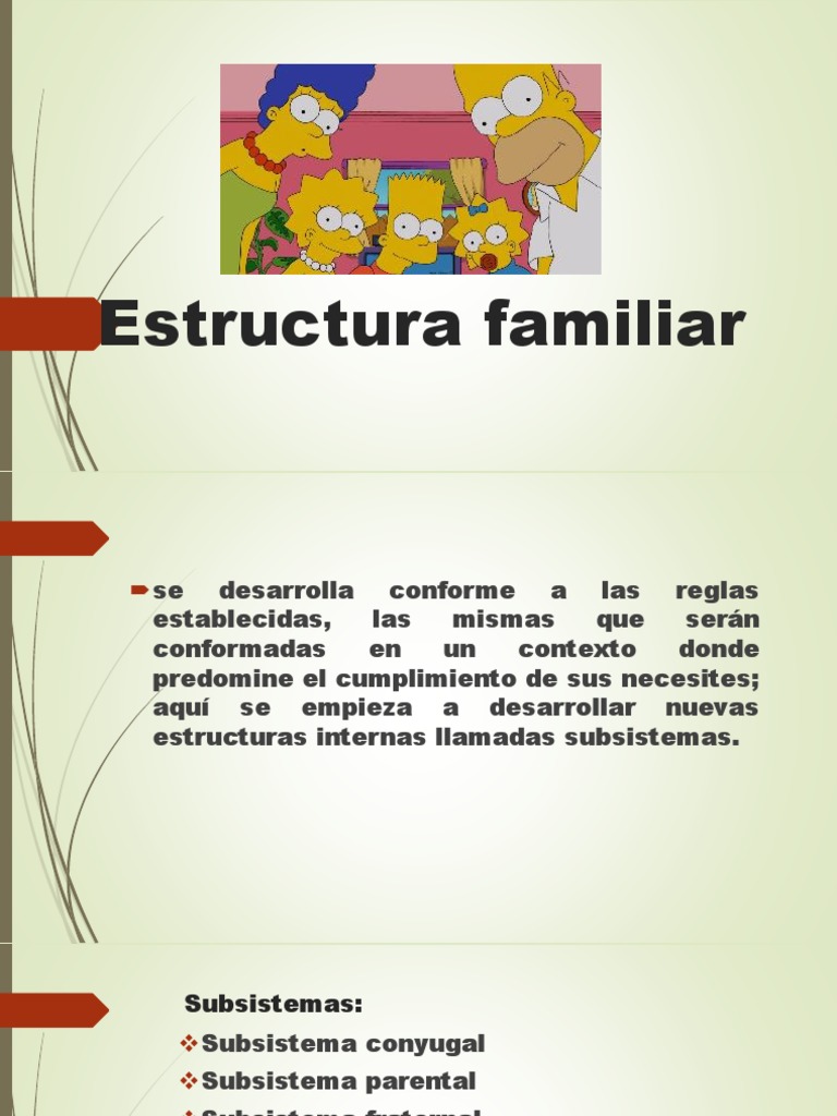 Estructura Familiar Exposicion Final | PDF | Familia | Sicología