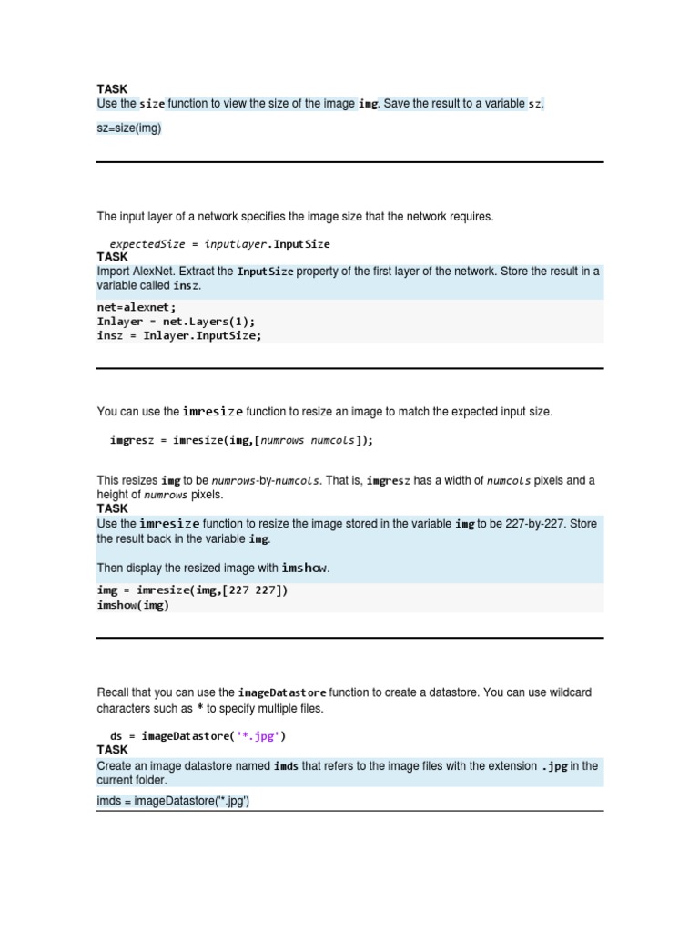 Task | PDF | Image Processing | Software