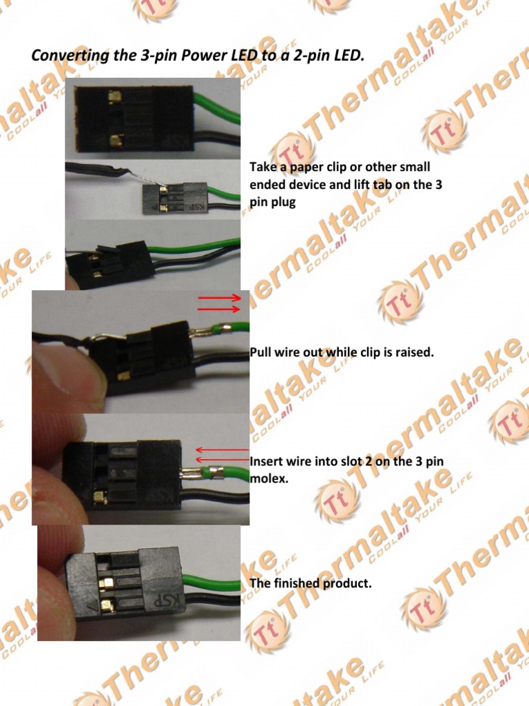 Conector Fan PC (2 pin a 3 pin)