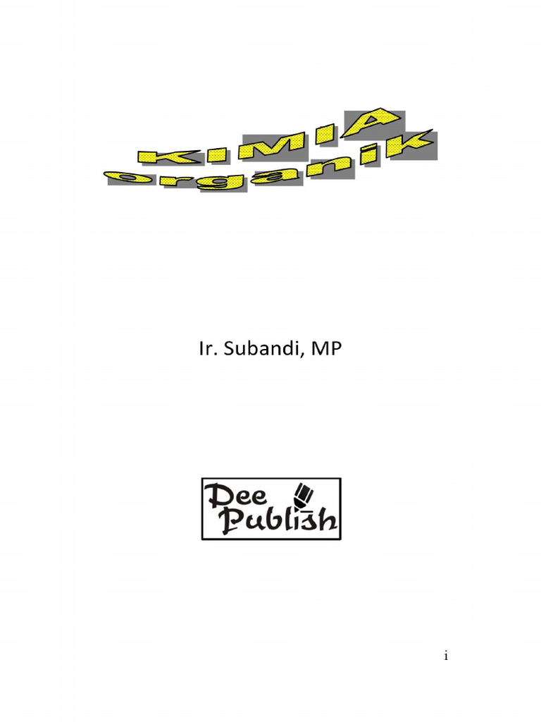Kimia Organik - Ir. Subandi, MP | PDF