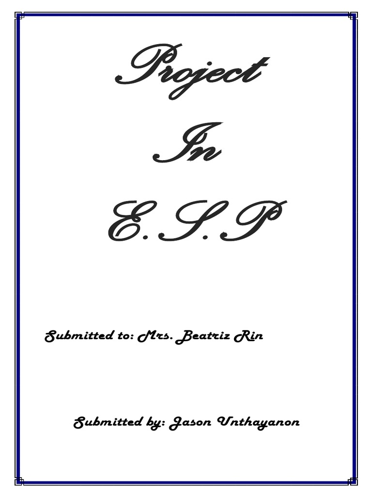 Project in ESp | PDF