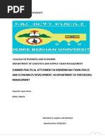 Practical Attachment | PDF | Economics | Non Governmental Organization