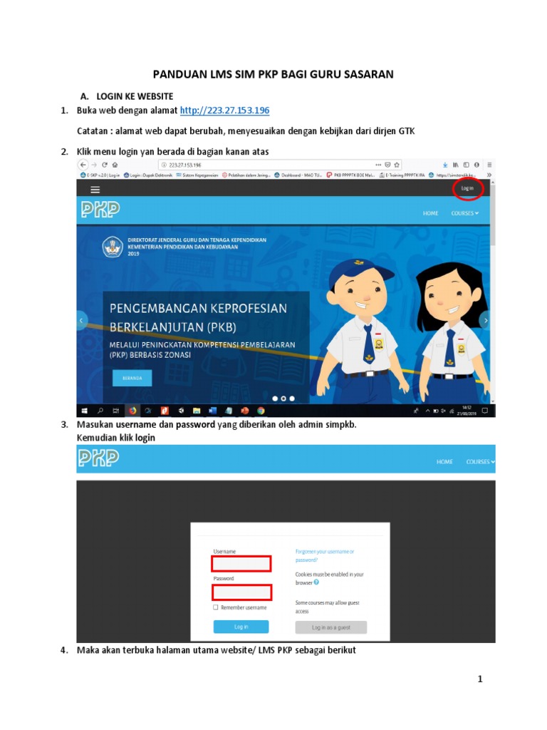 OPTIMASI LMS SIM PKP | PDF