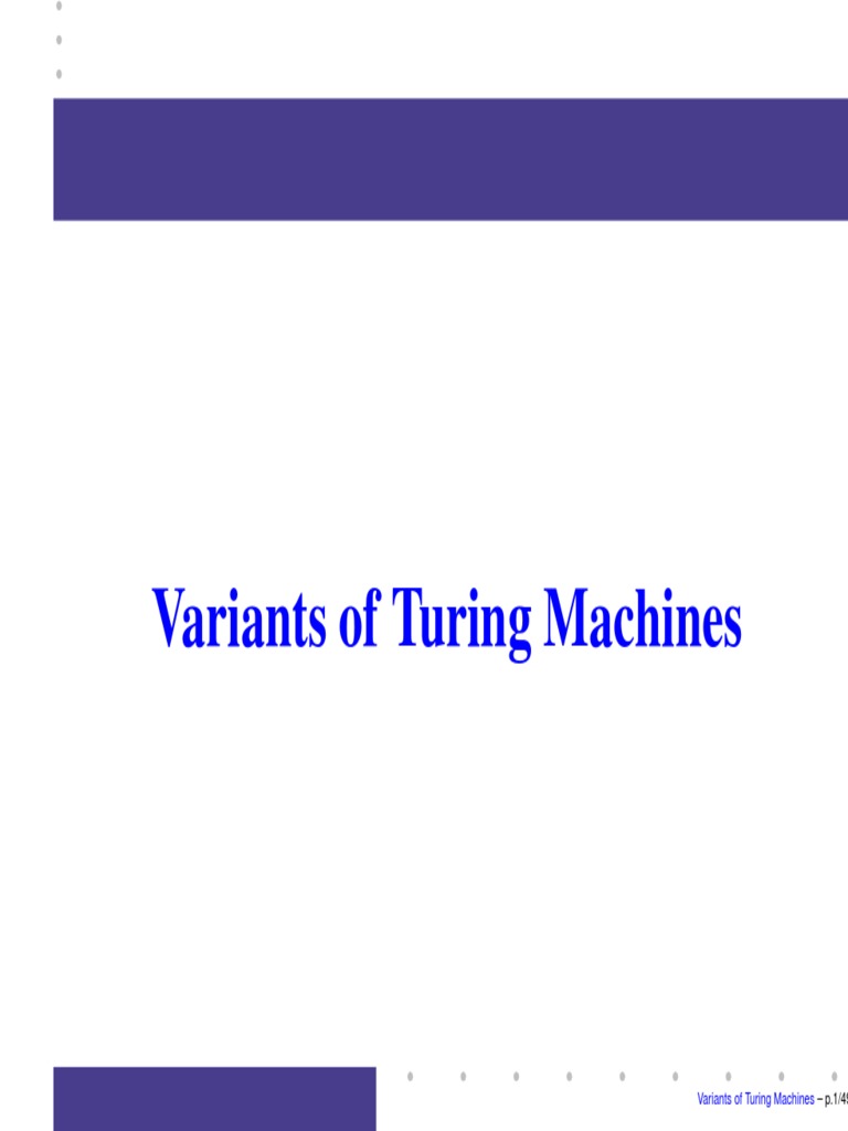 Turing 3 | PDF | Discrete Mathematics | Theoretical Computer Science