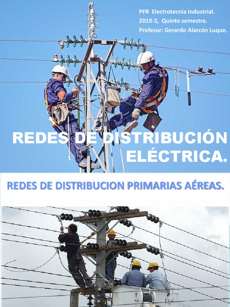 Redes de Distribucion Primarias Aéreas. | PDF | Distribución de energía ...