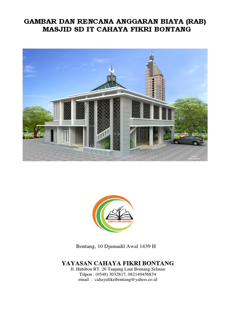 Proposal Pembangunan Masjid | PDF | Teknologi & Rekayasa